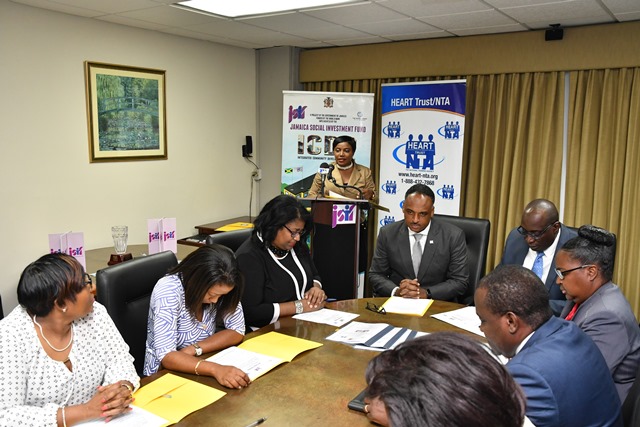 ICDP JSIF HEART TRUST CONTRACT SIGNING MAR 2019 | Jamaica Social ...